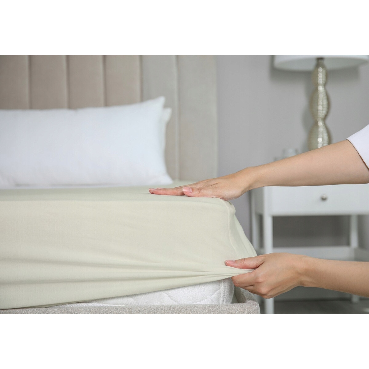 Cearceaf de pat, Łóżkoholicy, Fara elastic, Bumbac, 1 persoana, Lavabil ...