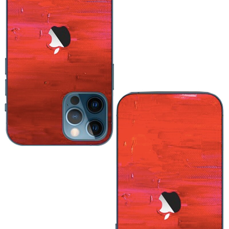 Folie Skin Back за Apple Iphone 12, Red Burst Design, High Grip ...