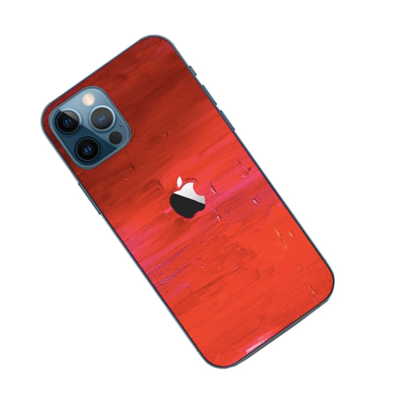 Folie Skin Back за Apple Iphone 12, Red Burst Design, High Grip ...