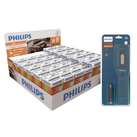 Пакет крушки Philips 08644, 12V, 20 x H7, 10 x H4, с LED лампа PHILIPS ...
