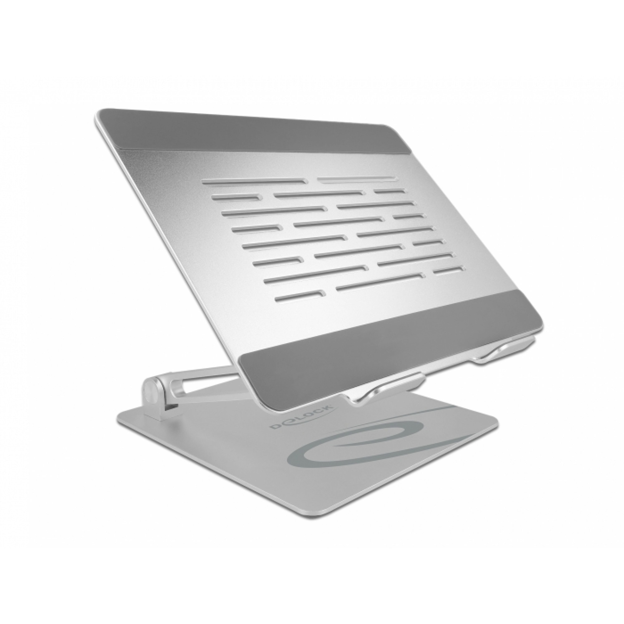 Stand reglabil din aluminiu pentru tableta si laptop, Delock 18414 ...