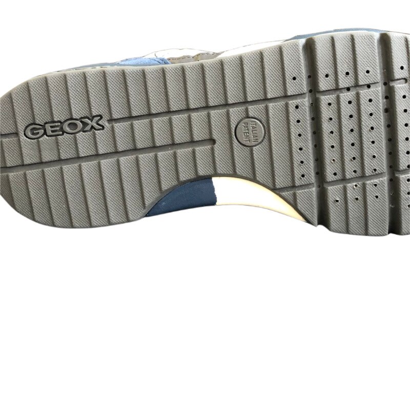 Pantofi sport barbati, Geox U Sandorf, piele intoarsa, siret, 39 EU ...