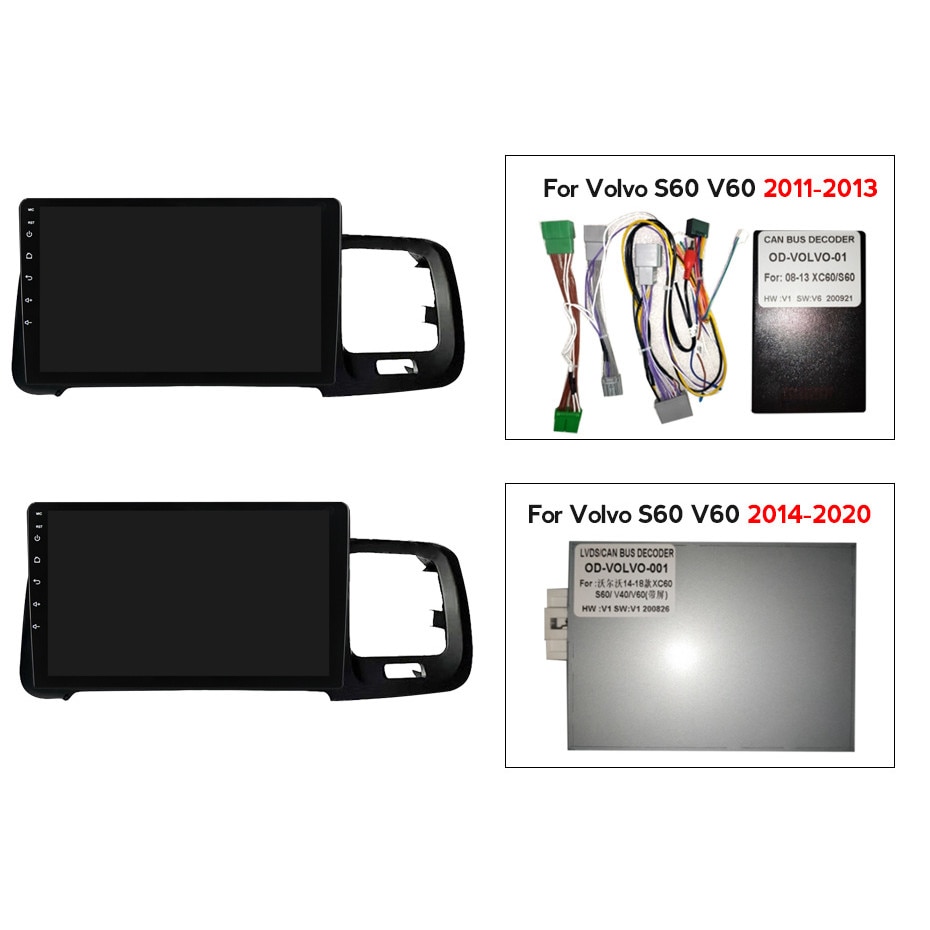 Навигация Volvo S60 V60 от 2011 - 2020, 4 GB RAM и 64 GB ROM, 4G Sim ...