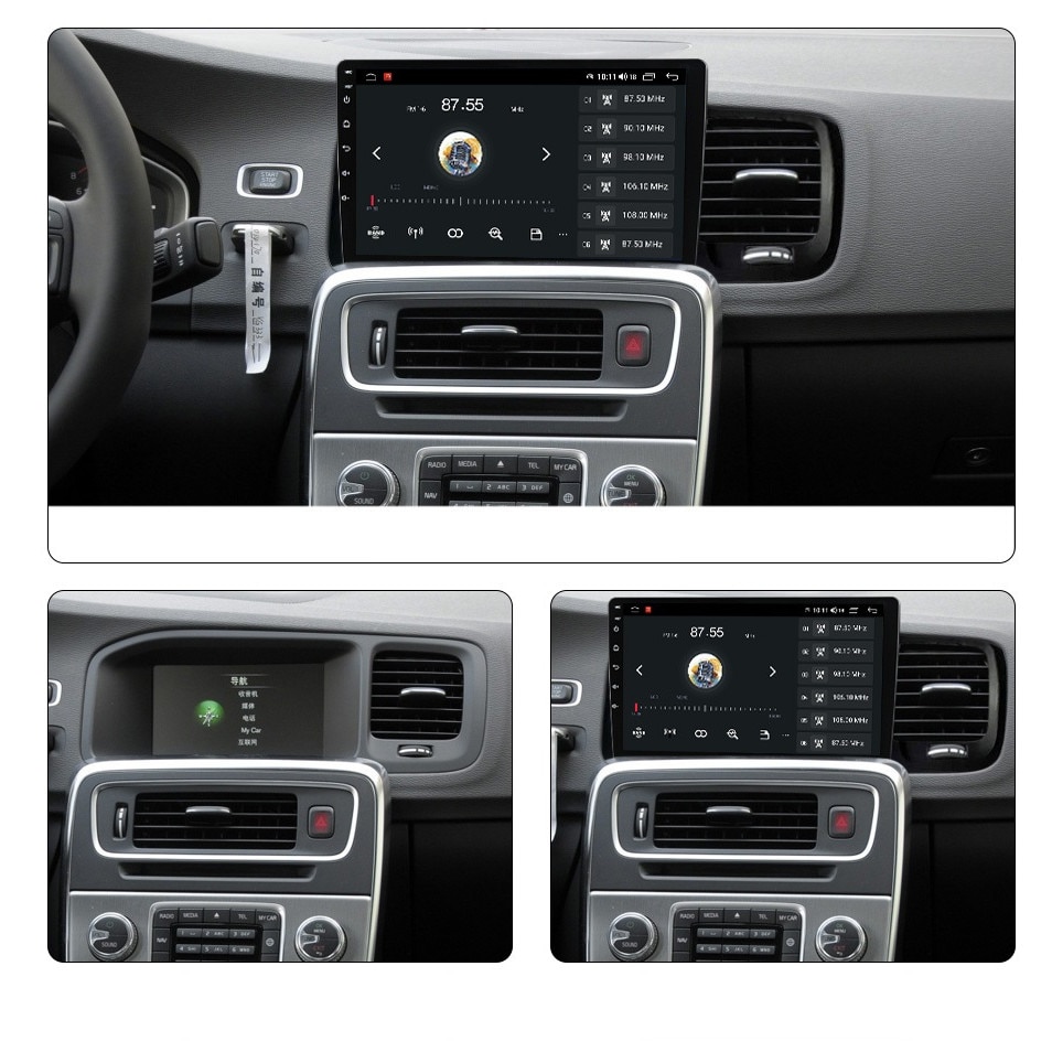 Navigatie Volvo S60 V60 din 2011-2020, NAVIGPS, 4GB RAM si 32GB ROM ...