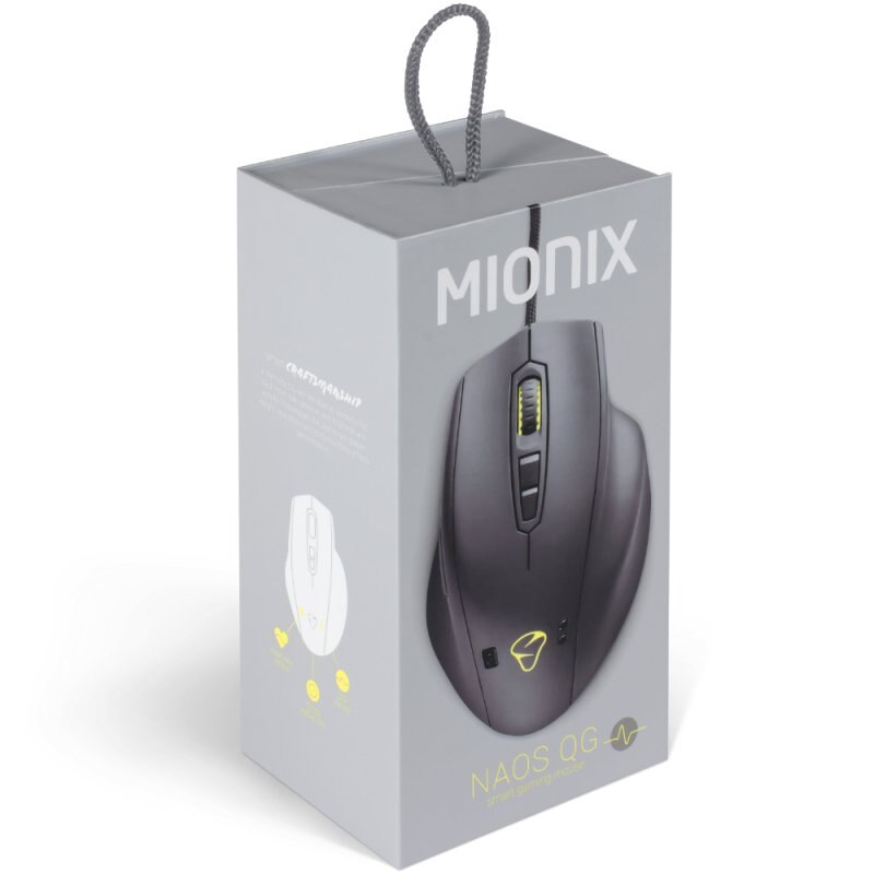 Mouse de gaming Mionix, 12000 DPI, Iluminare LED, 1000 Hz, Negru ...