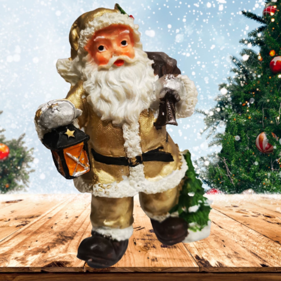 Decorative Mos Craciun, Elemag, Figurina, Ceramica - eMAG.ro