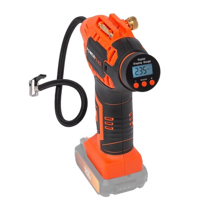 Compresor aer pe acumulator Powerplus POWDP7020, foarte usor, 20v, 8 ...