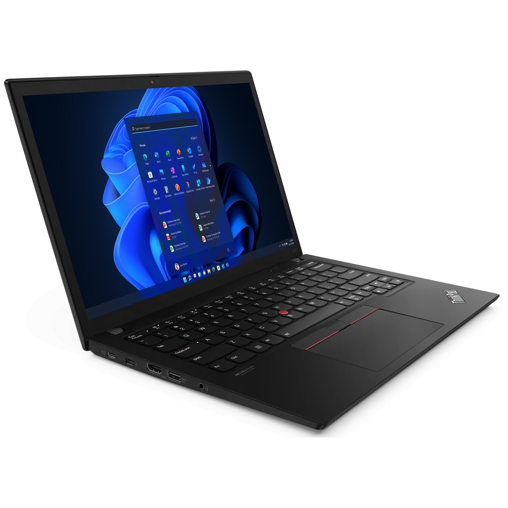 Lenovo ThinkPad X13 Gen 3 (AMD) laptop, 13.3" WUXGA 1920x1200 IPS, AMD ...
