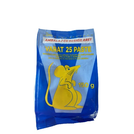 Otrava Raticid pentru soareci si sobolani VARAT PASTA 150g - eMAG.ro