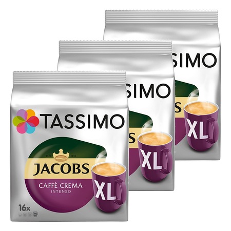 Jacobs Tassimo Café Crema Intenso XL Kávékapszula készlet, 48 db ...