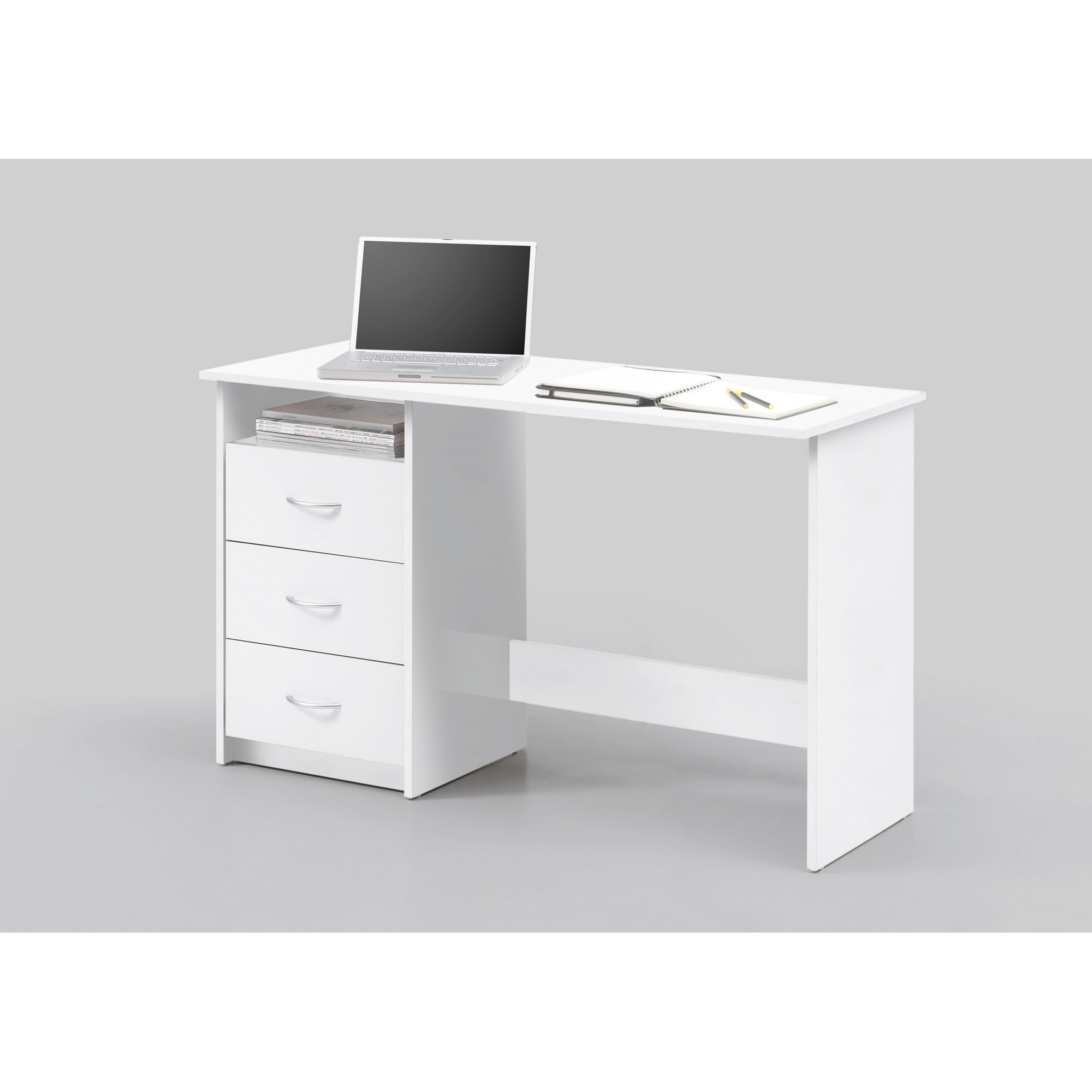 Birou Adria, ACAJU, alb 120x50x76 - eMAG.ro