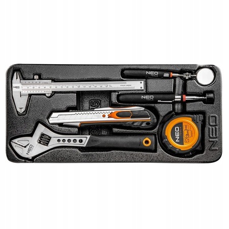 Set de scule, 6 bucati, modular pentru dulap de scule, Neo 84-245 - eMAG.ro