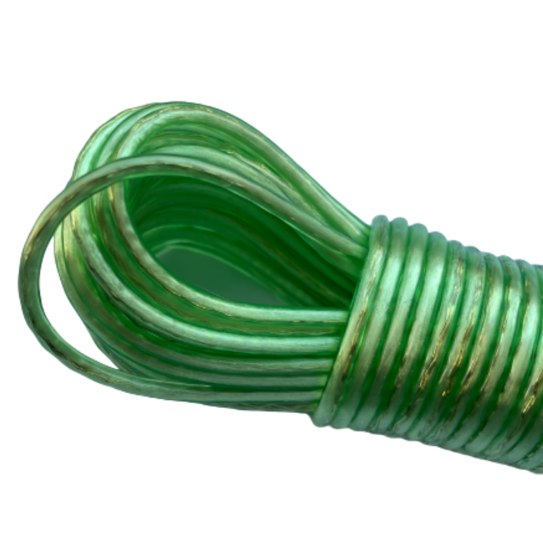 Franghie rufe Bootic®, sarma pentru rufe cu fir metalic (otel), 20m x ...