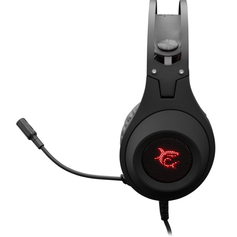 Casti de gaming Whiteshark, Cu microfon, 32 Ohm, Metal, Plastic, Negru ...