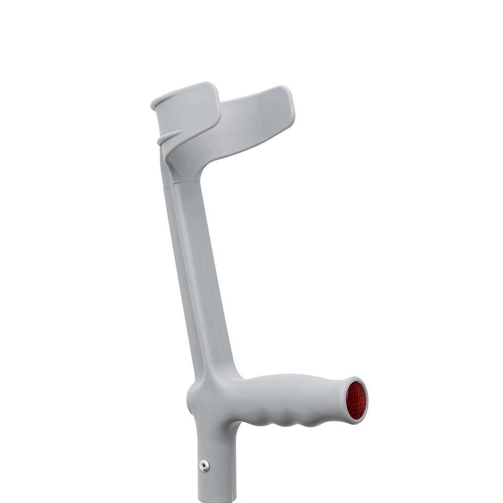 Carja ergonomica cu sprijin pe antebrat si 4 picioare de sustinere, gri ...