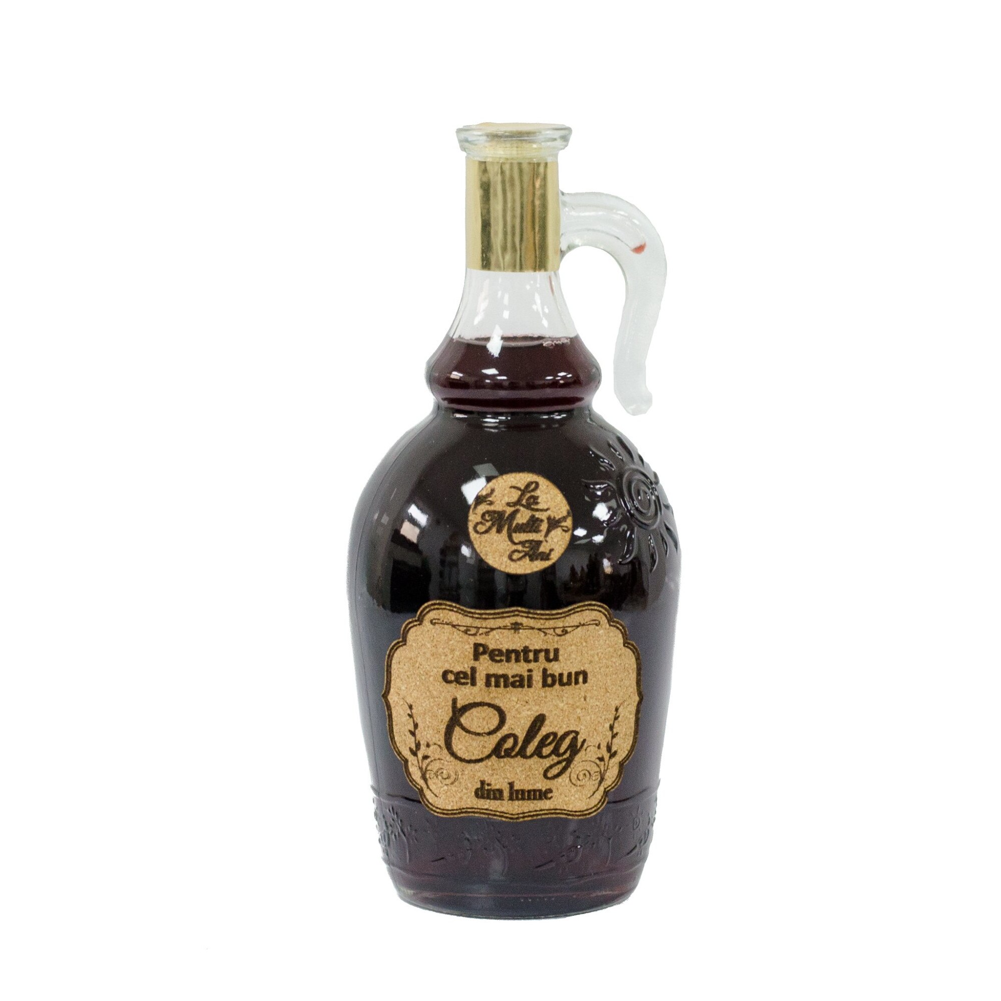 Vin personalizat 1 litru, Poem Design, Pentru cel mai bun coleg din ...