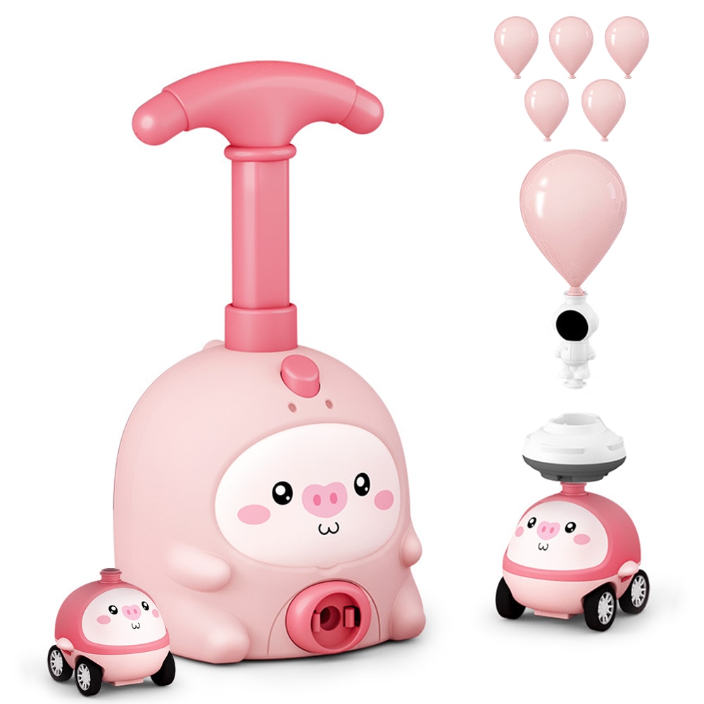 Set jucarie pentru copii EZGETOP® Pumping Car, masinutele zburatoare ...