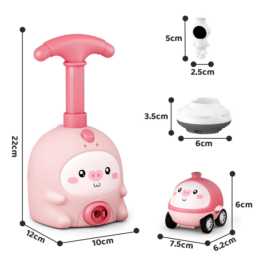 Set jucarie pentru copii EZGETOP® Pumping Car, masinutele zburatoare ...