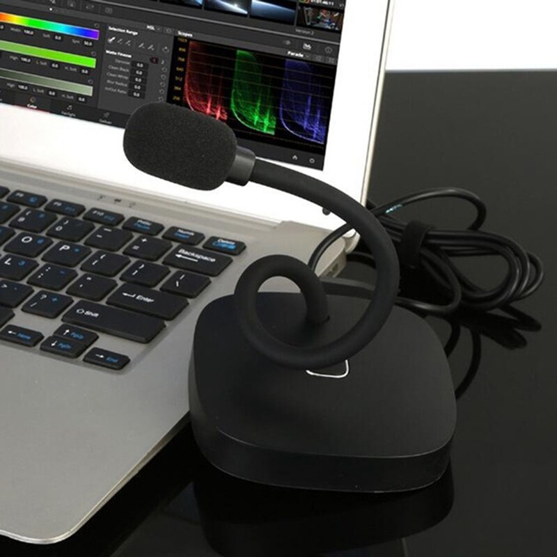 Microfon flexibil, HANYING, Plastic, Negru - eMAG.ro