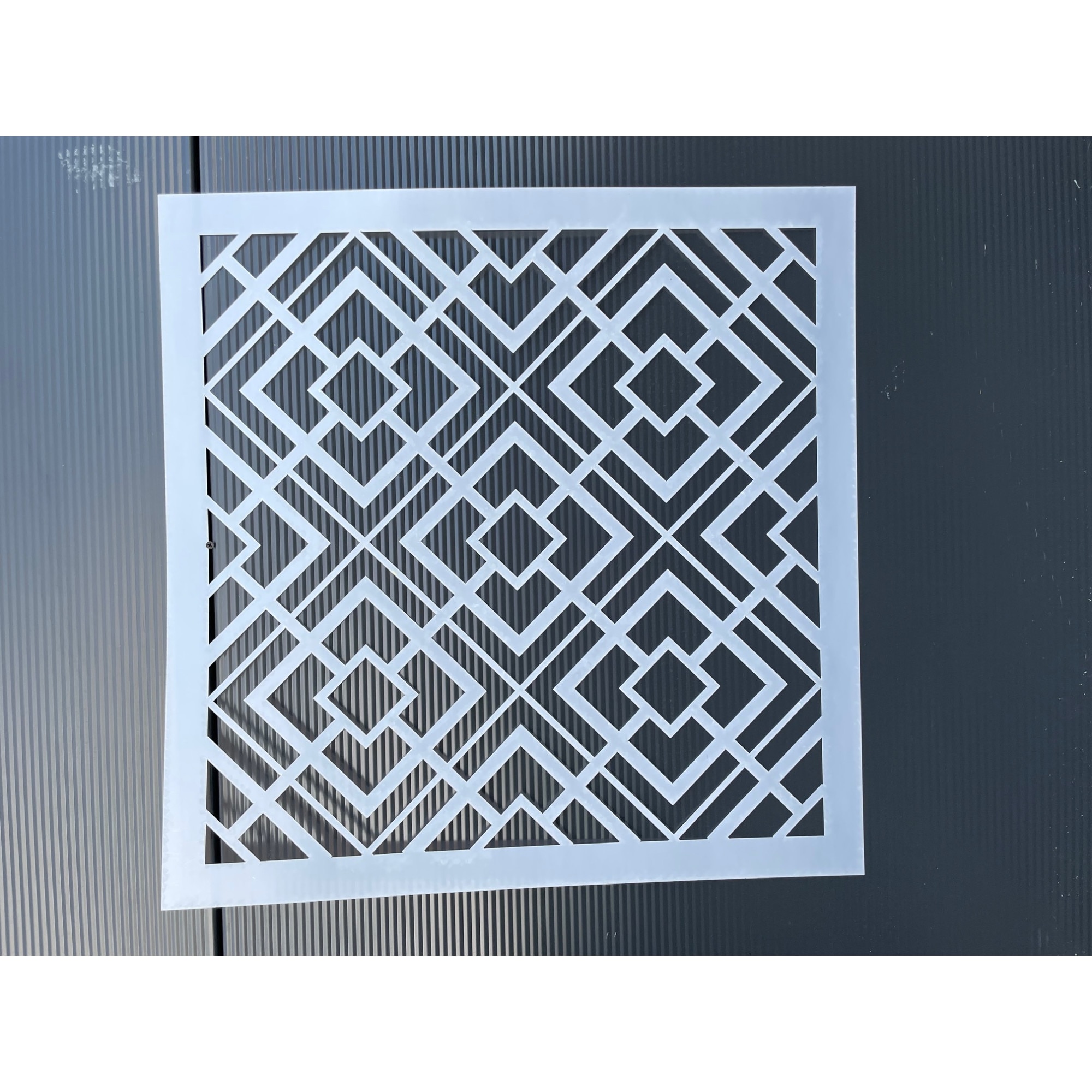 Sablon constructii 3D, Patrate, 70x70 cm, reutilizabil, plastic - eMAG.ro