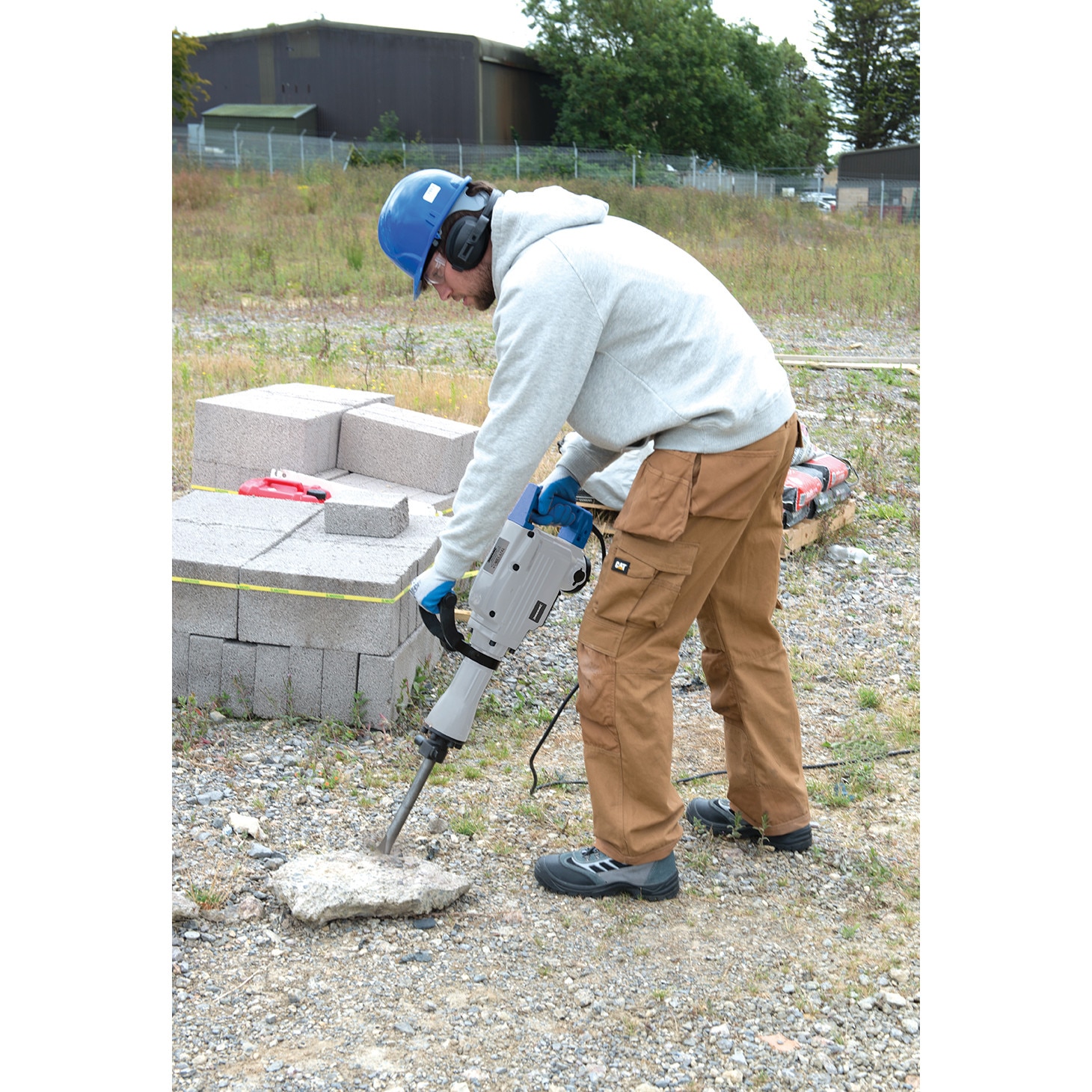 Picamer, ciocan demolator, 1500W, 45J, 1900 impact/minut, Silverline ...