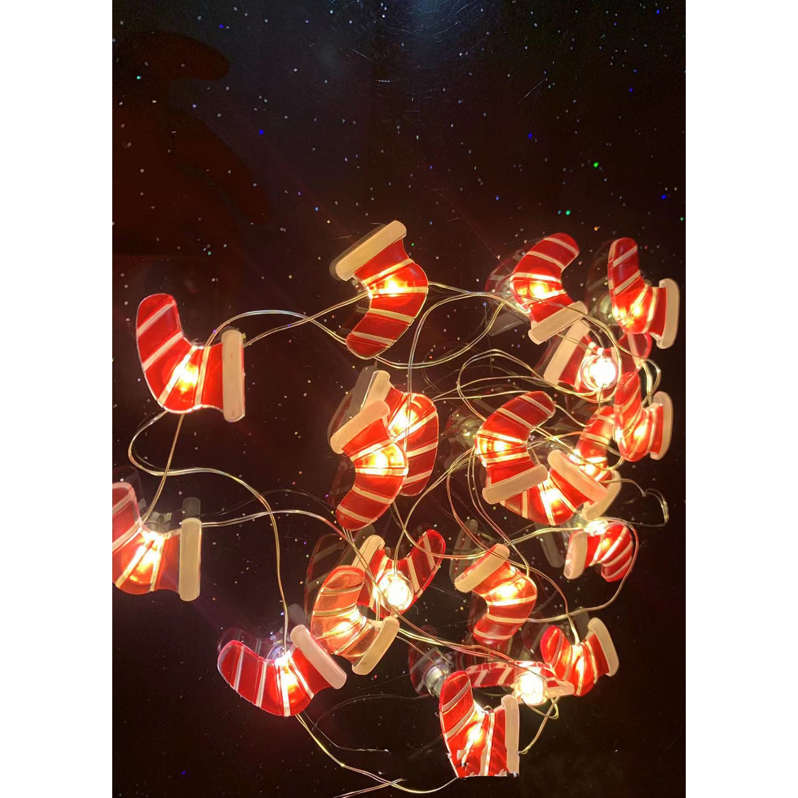 LED гирлянда, Wieysdoo, 2 м, Топло бяло - eMAG.bg