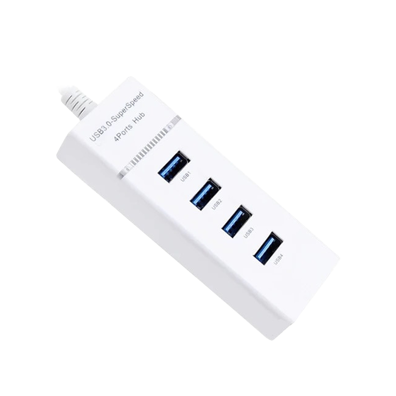 Hub 4n1, Wieysdoo, 4x USB3.0, Gen1, incarcare micro USB, Alb - eMAG.ro