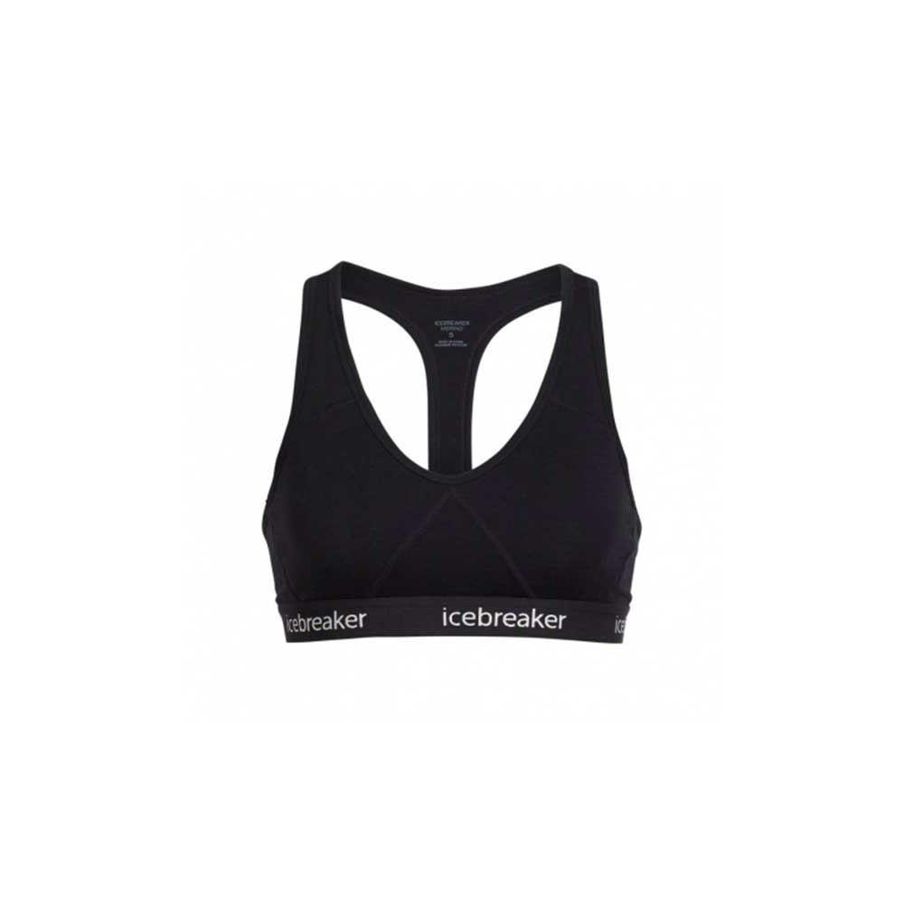 Bustiera Icebreaker, Sprite Recerback, M, negru - eMAG.ro