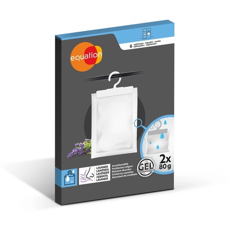 Absorbant umiditate, pentru sifonier, cu agatatoare, parfum lavanda, 80 ...