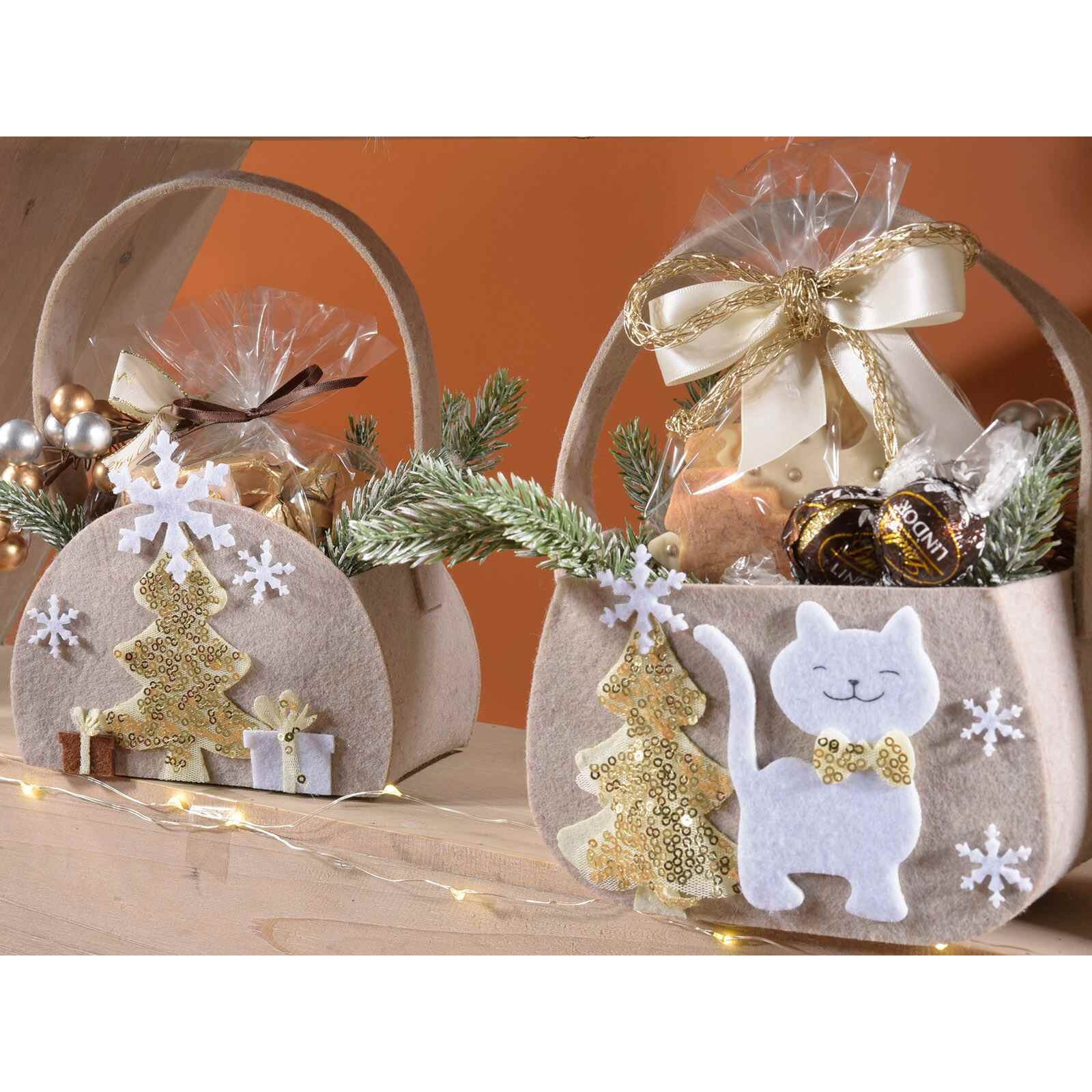 Set 3 gentute Craciun 14.5x8x22.5 cm - eMAG.ro