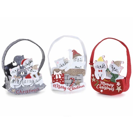 Set 3 gentute Craciun 11x6x18 cm - eMAG.ro