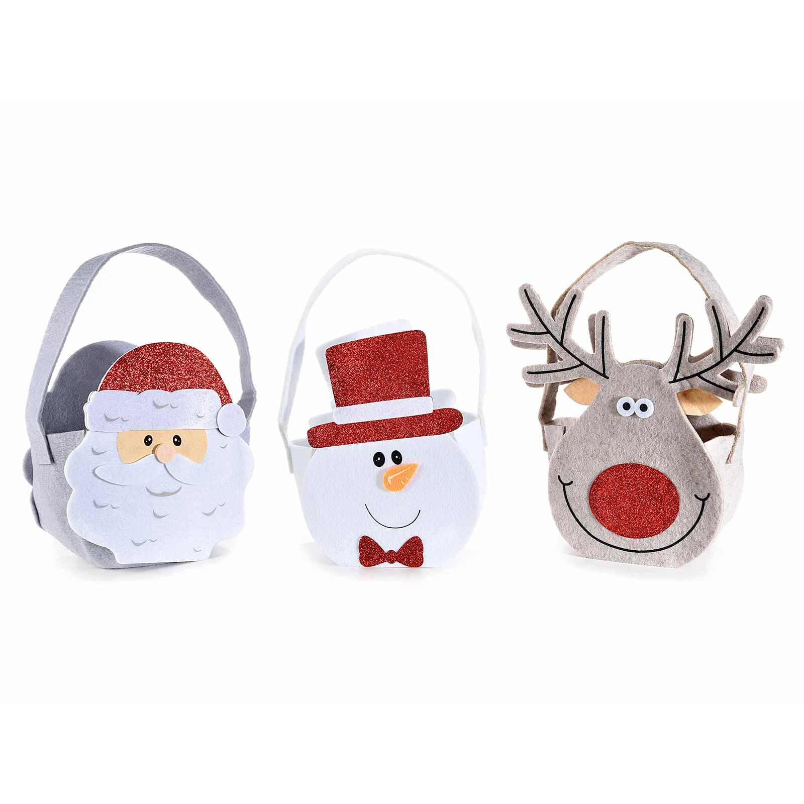 Set 3 gentute Craciun 22x8.5x25 cm - eMAG.ro