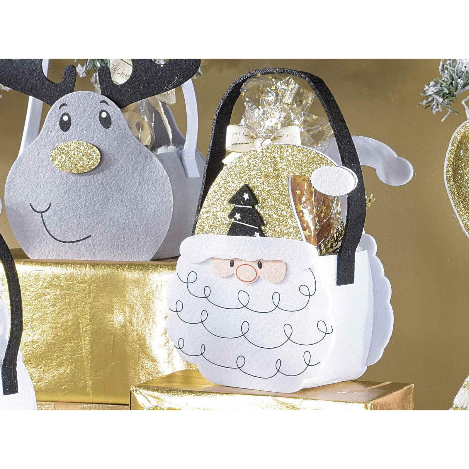 Set 3 gentute Craciun 16x8.5x28 cm - eMAG.ro