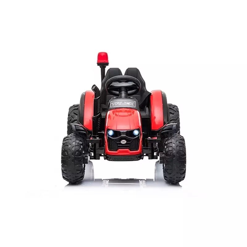 Tractor electric 12V cu telecomanda, roti EVA si scaun din piele ...