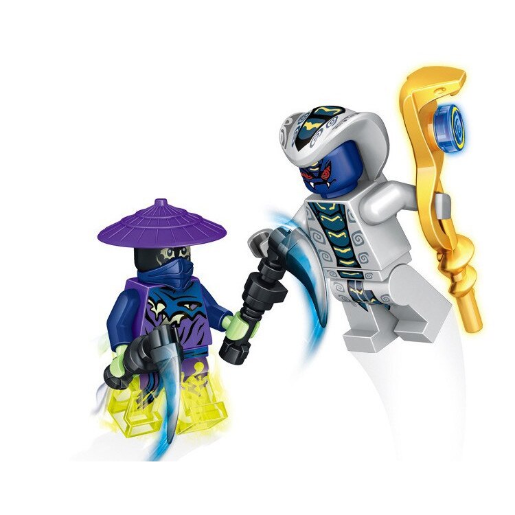 24 set blocuri de constructie asamblate din seria Phantom Ninja - eMAG.ro