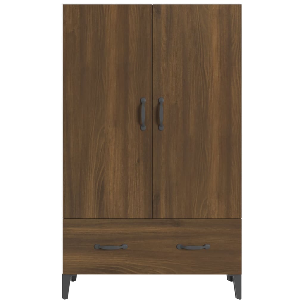Dulap inalt pentru Sufragerie, dormitor, stejar maro, 70x31x115 cm ...