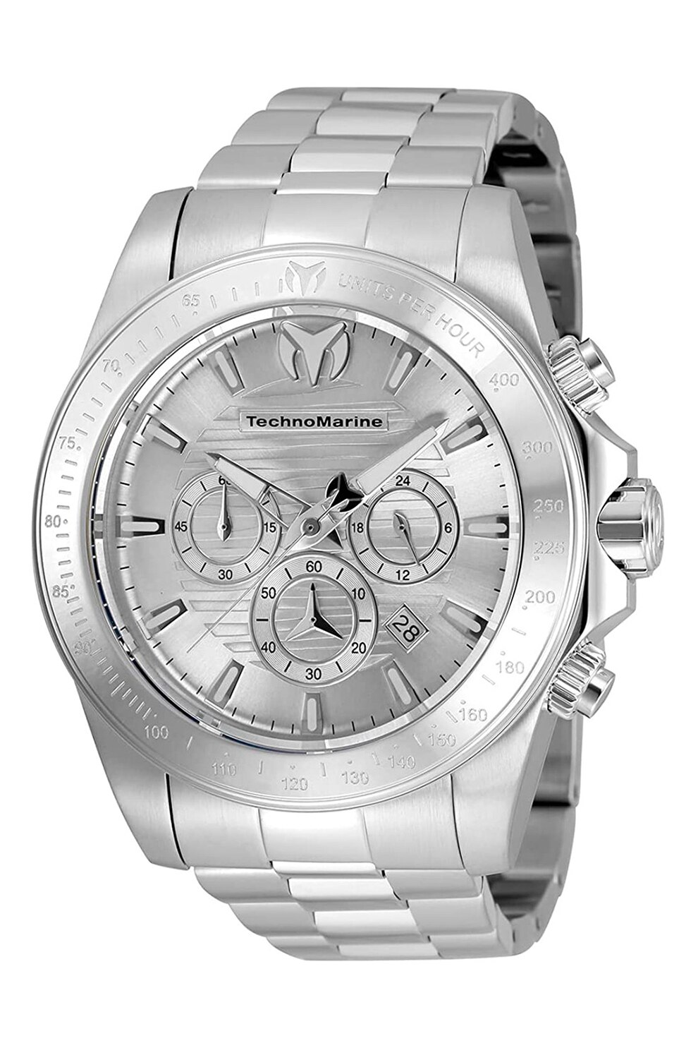 TechnoMarine, Ceas analog din otel inoxidabil, Argintiu - eMAG.ro