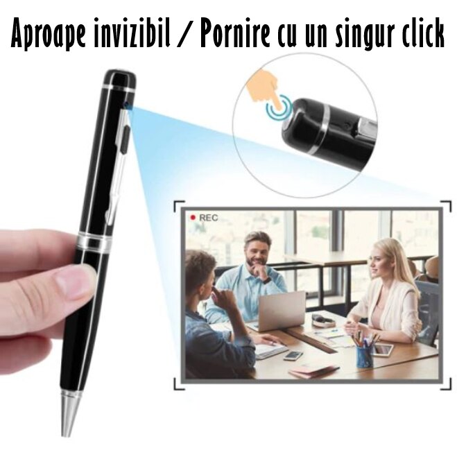 Pix Spion cu Camera 1080 Full HD si Microfon, Inregistrare Audio Video ...
