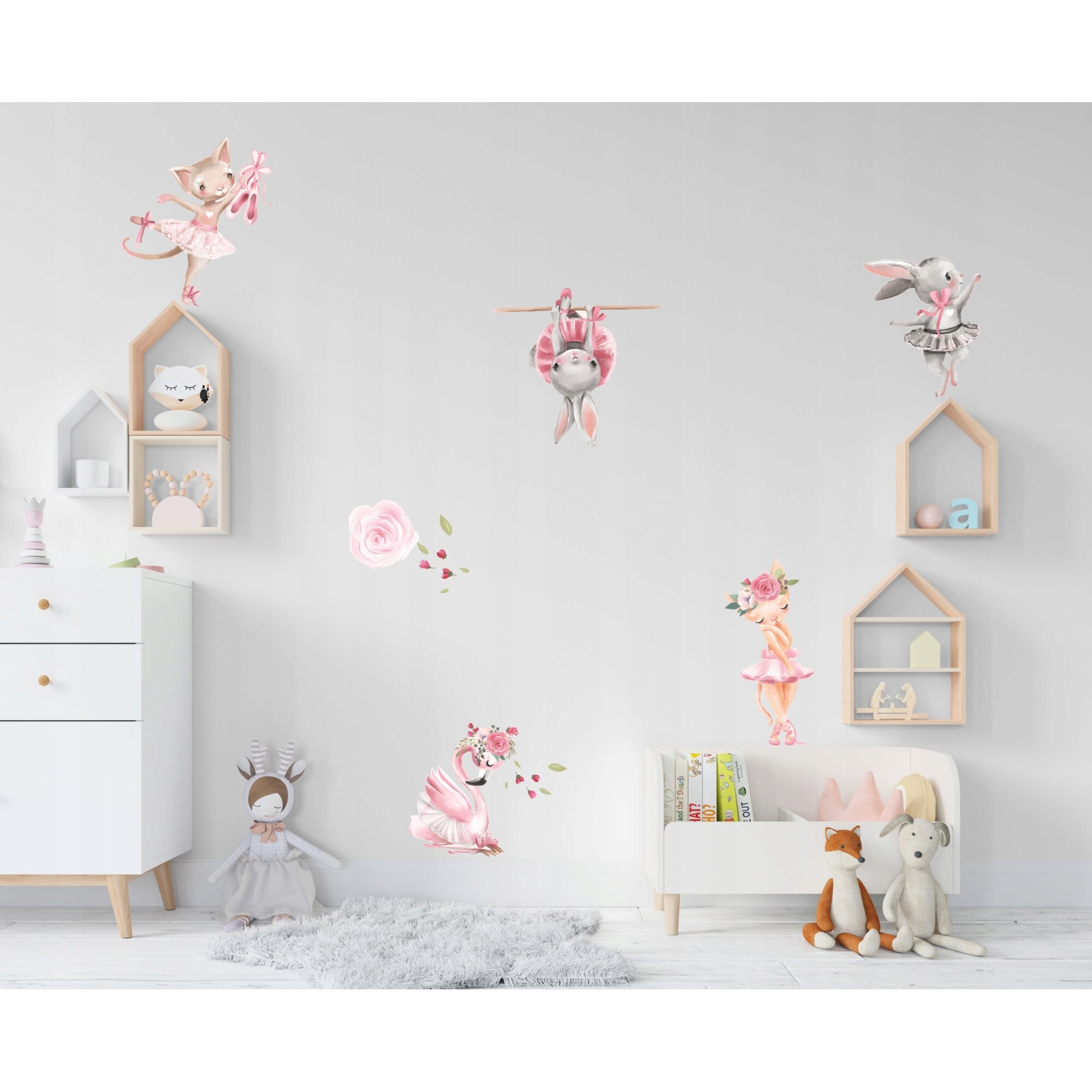 Set stickere decorative perete, 100x50cm, Multicolor - eMAG.ro