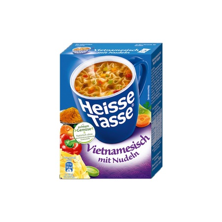 Pachet Supa delicioasa, vietnameza cu taietei, 3 plicuri x 13 g, Heisse ...