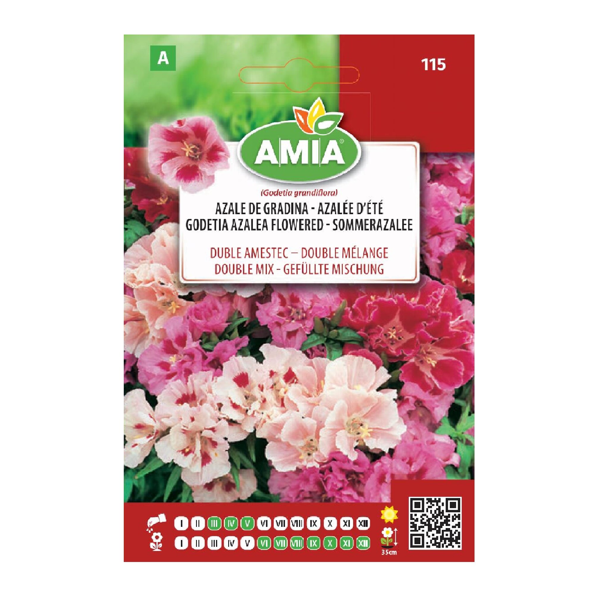 Seminte de Azalee de gradina, culori amestecate, 0.5gr, AMIA - eMAG.ro