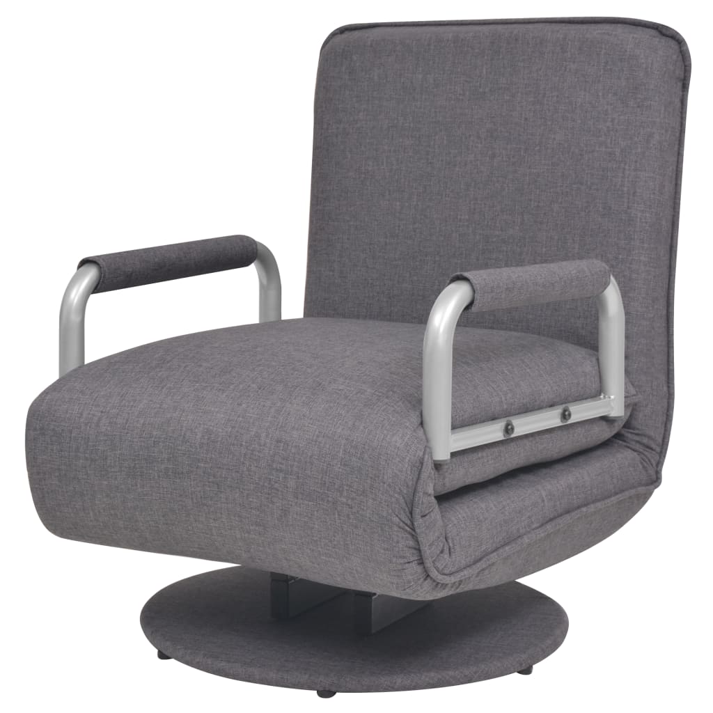 Scaun pivotant si canapea extensibila, gri inchis, textil, Ergonomic ...