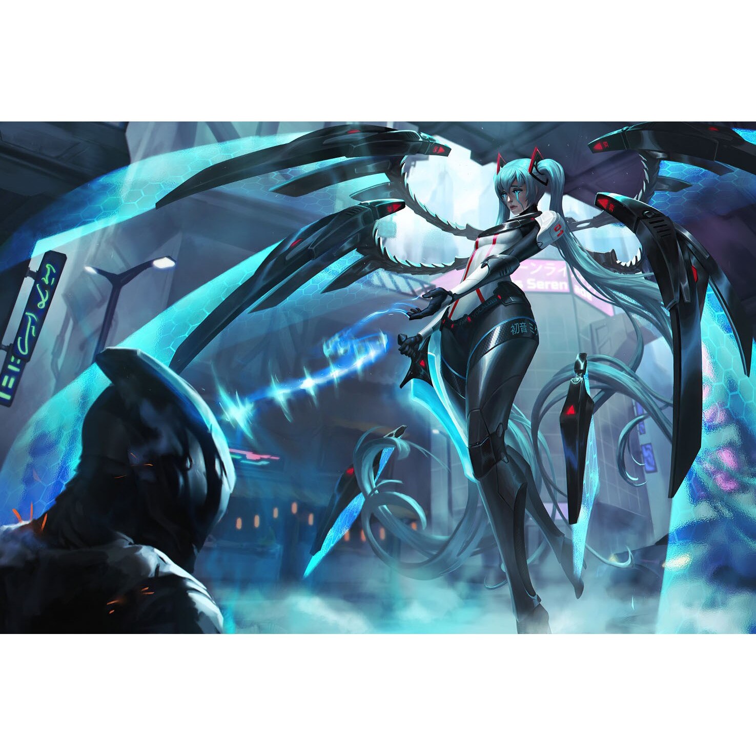 Poster Kayle X Miku Hatsune League Of Legends, 61x90cm, poster1775 ...