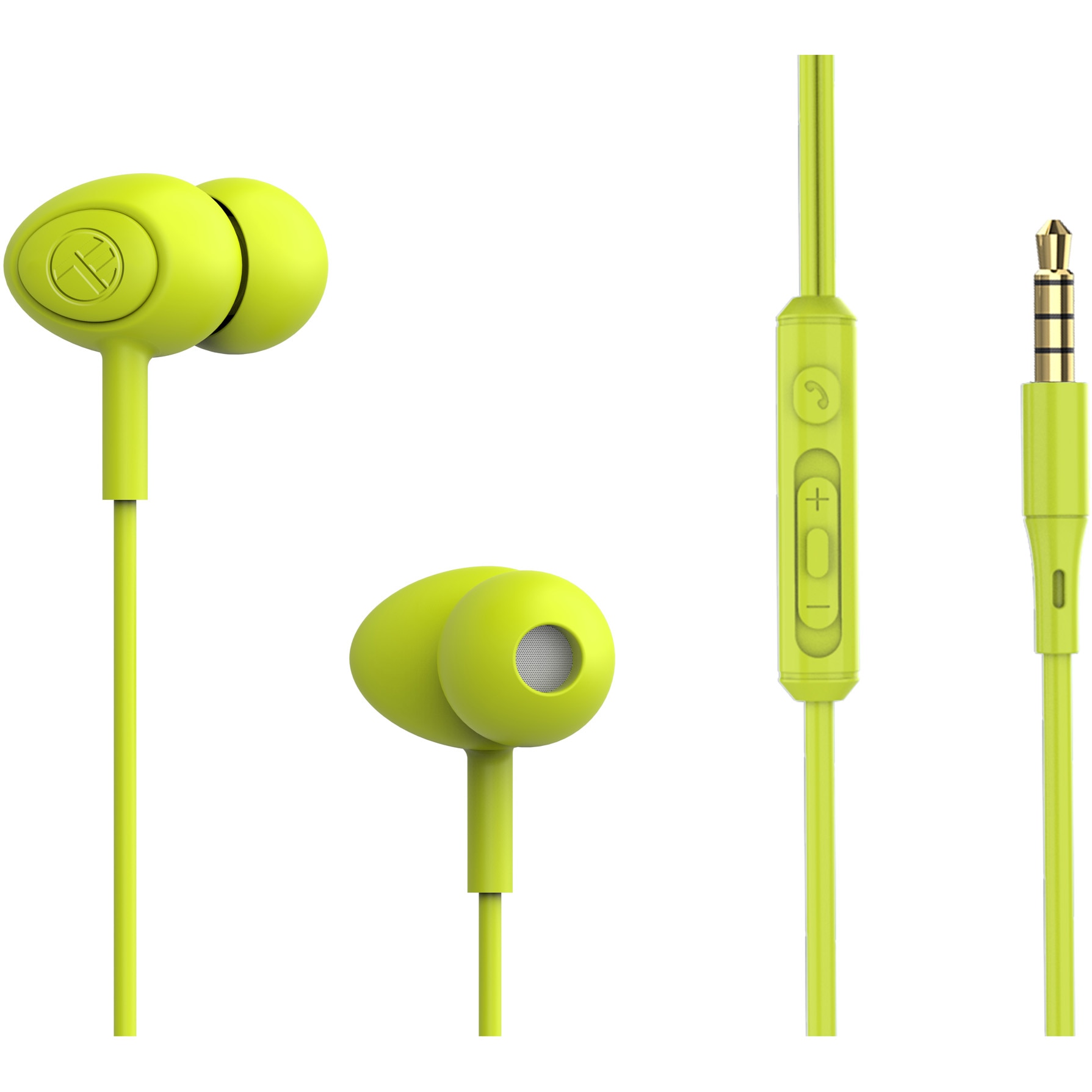 Casti in-ear cu fir Tellur Basic Gamma, microfon, verde - eMAG.ro