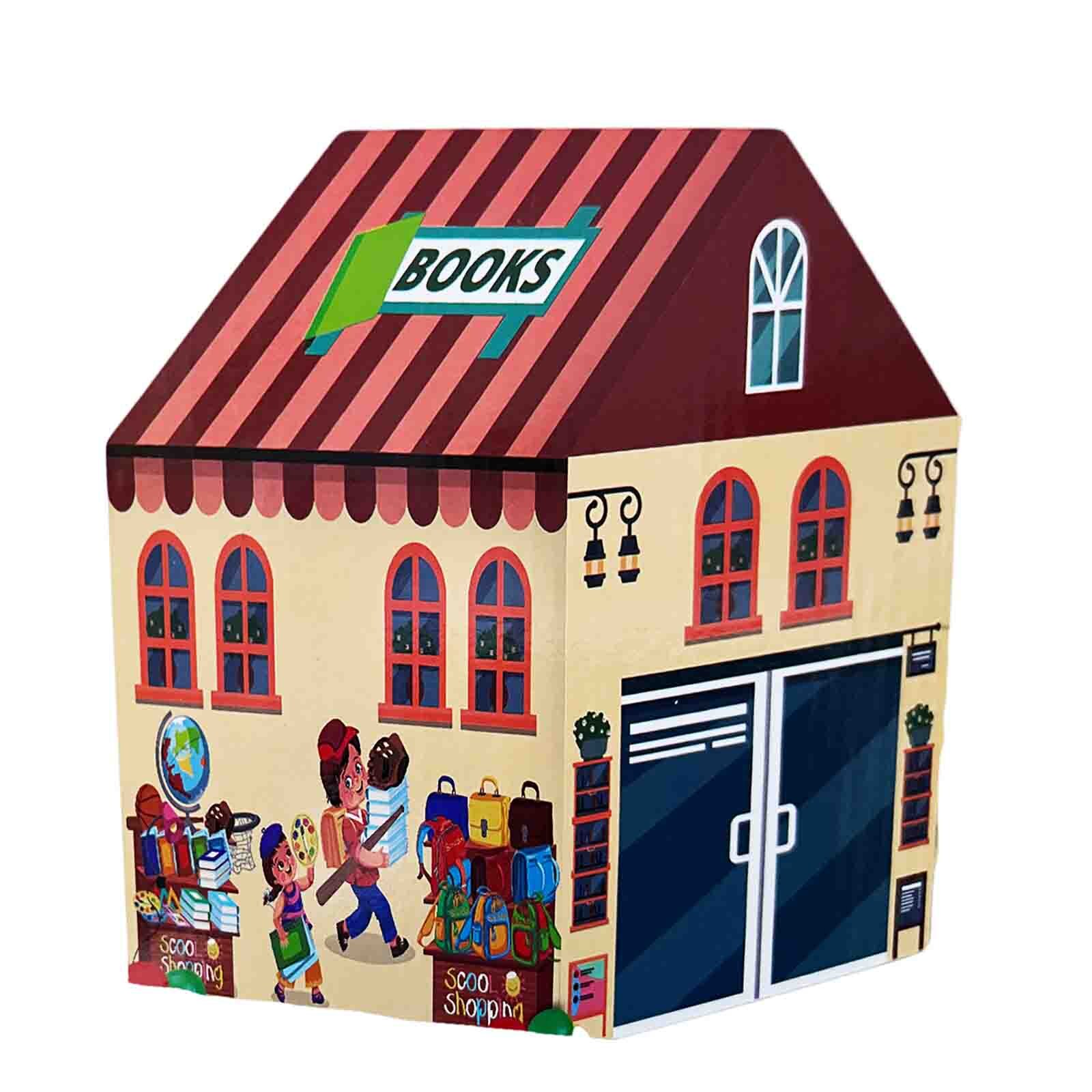 Cort pentru copii tip casuta, cu 50 de bile colorate, 102 x 72 x 95 cm ...