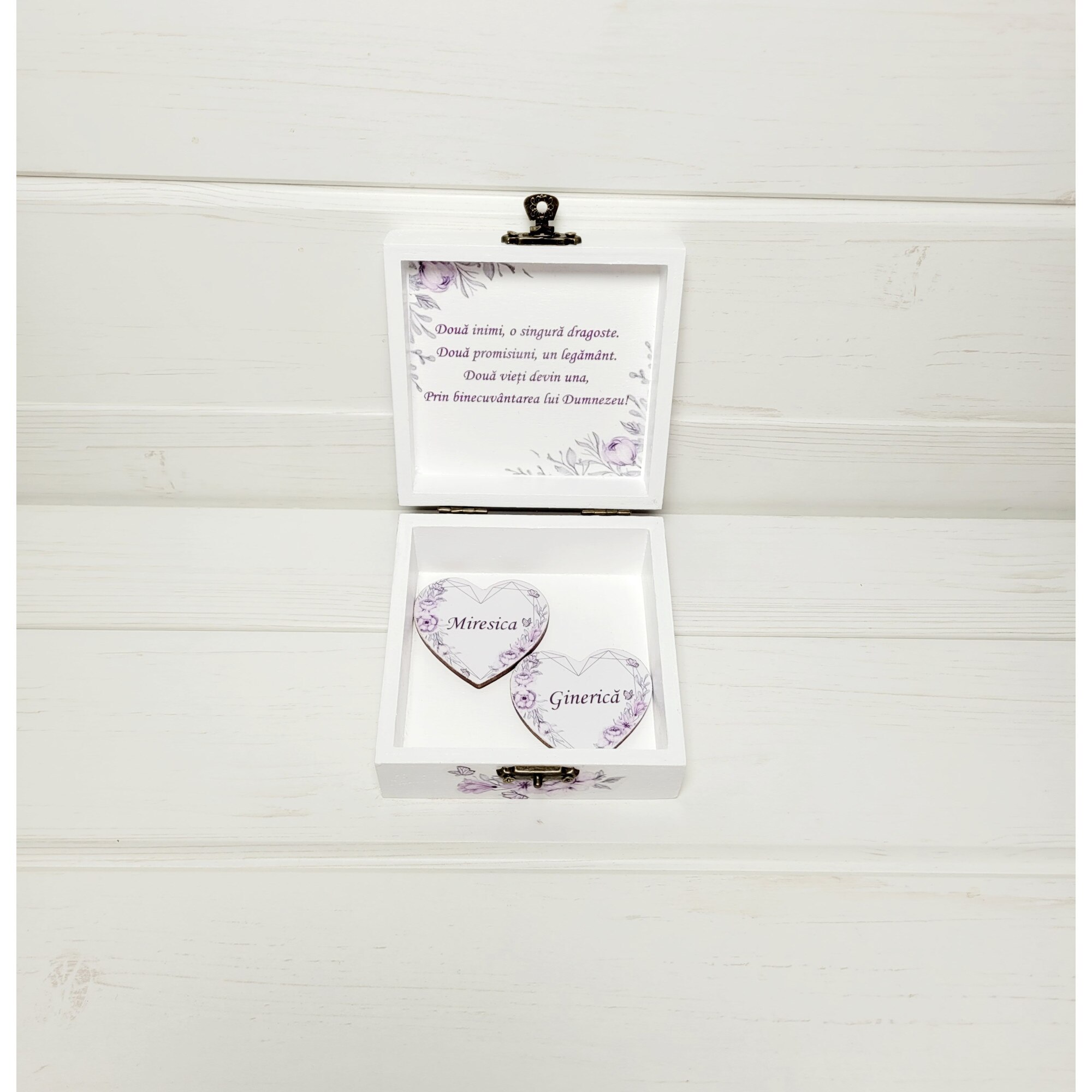 Cutie pentru verighete- handmade - tiffartgifts - eMAG.ro