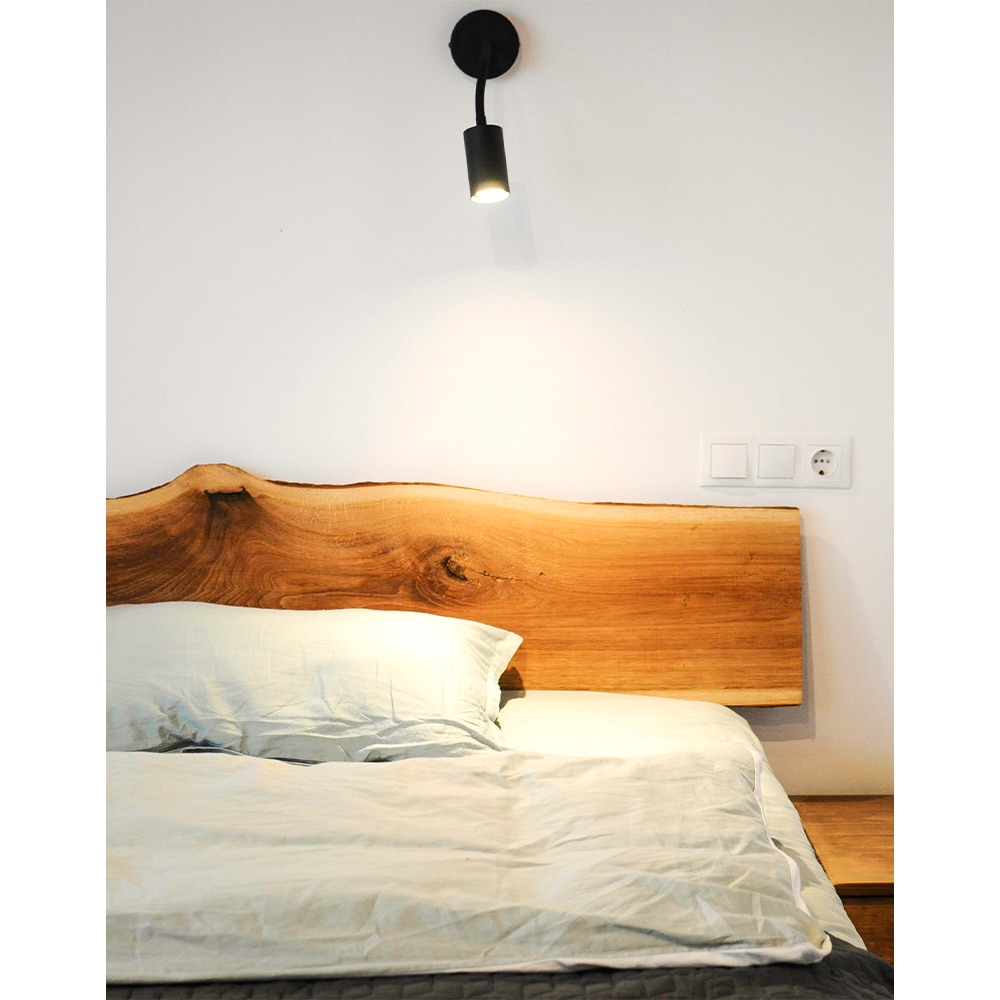 Pat din grinzi, model Agnes, lucrat manual, spatar din lemn de stejar ...