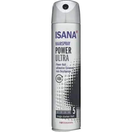 Fixativ, Isana Power Ultra, cu filtru UV putere fixare, 5.250 ml - eMAG.ro