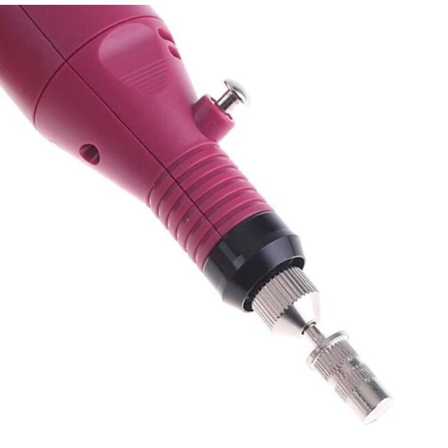 Freza Unghii Roz, include 5 pile 5 capete abrazive Viteza Reglabila ...