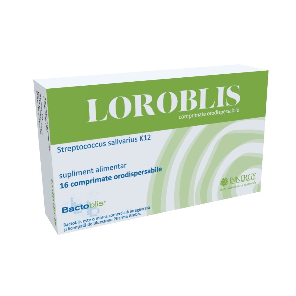 Supliment alimentar Loroblis, 16 comprimate orodispersabile - eMAG.ro